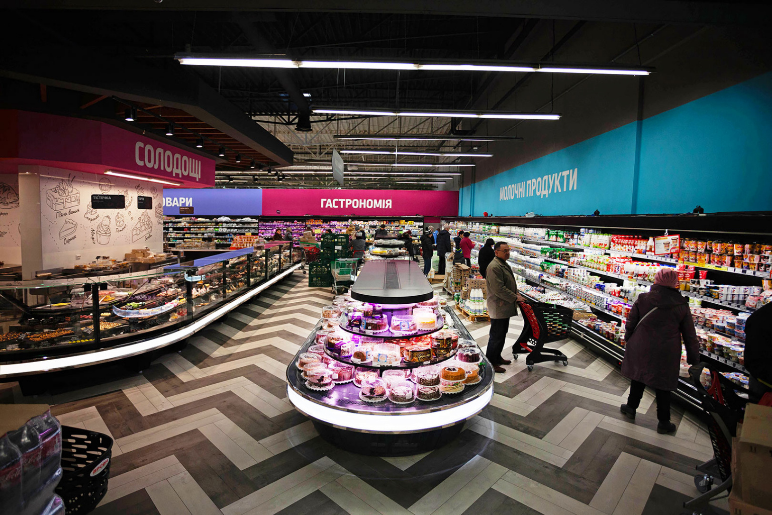 Refrigeration showcase Мissouri cold diamond island MV 095/130 deli ...